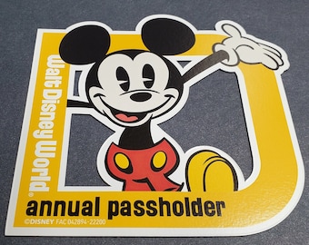 Annual Passholder Mickey D and NEW Minnie Magnet Croc Charm - Etsy