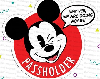 Disney's Minnie Mouse saying Why Yes We Are Going | Etsy