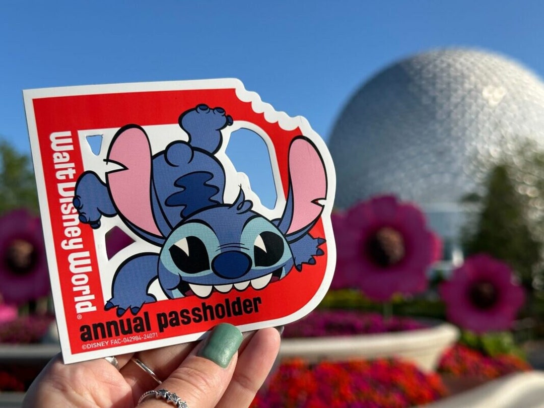 Disney's New 2024 Stitch From Lilo and Stitch Annual Pass Holder Car ...