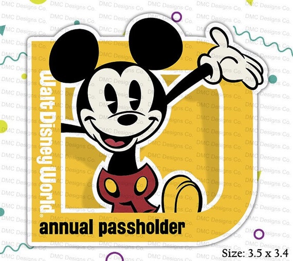 Disney's NEW 'D' Annual Passholder Car Magnet | Etsy