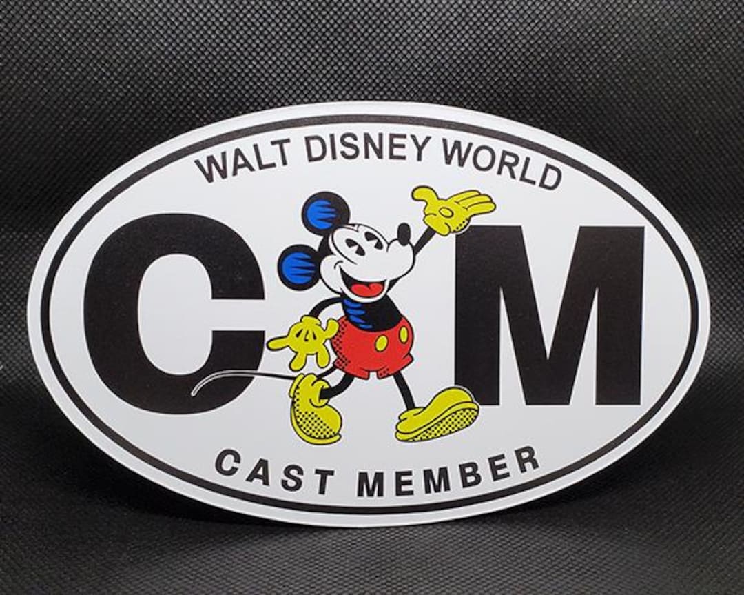 Cast Member | New Walt Disney World Cast Member Magnet or Sticker for ...