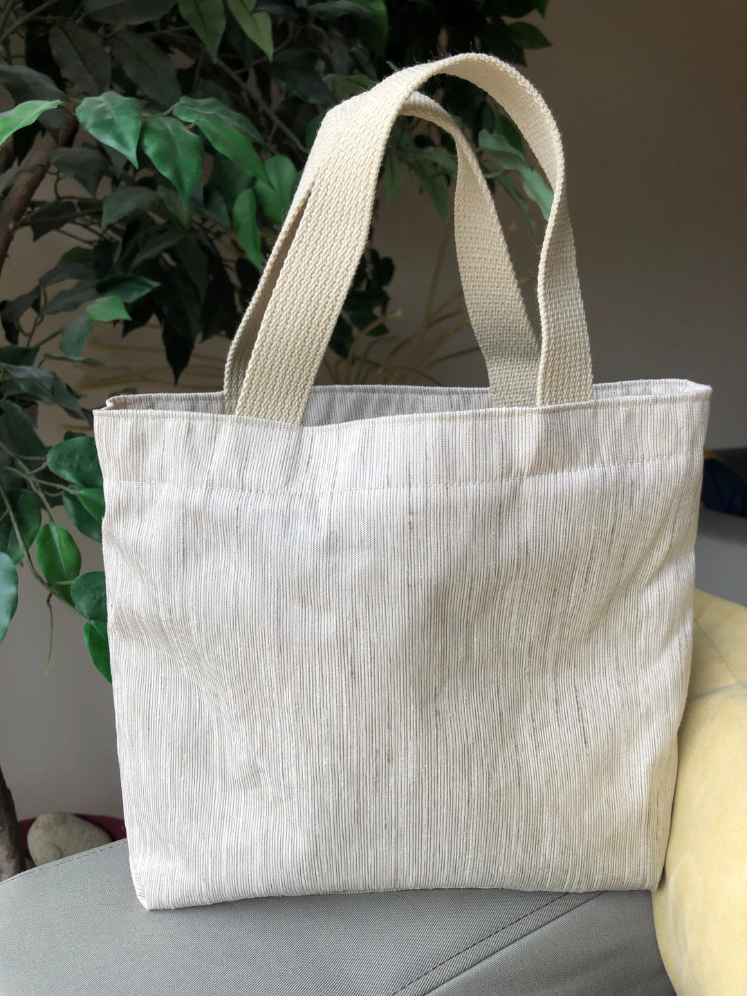 Handmade Top Handle Bag (with Zippered Interior Pocket) - Etsy