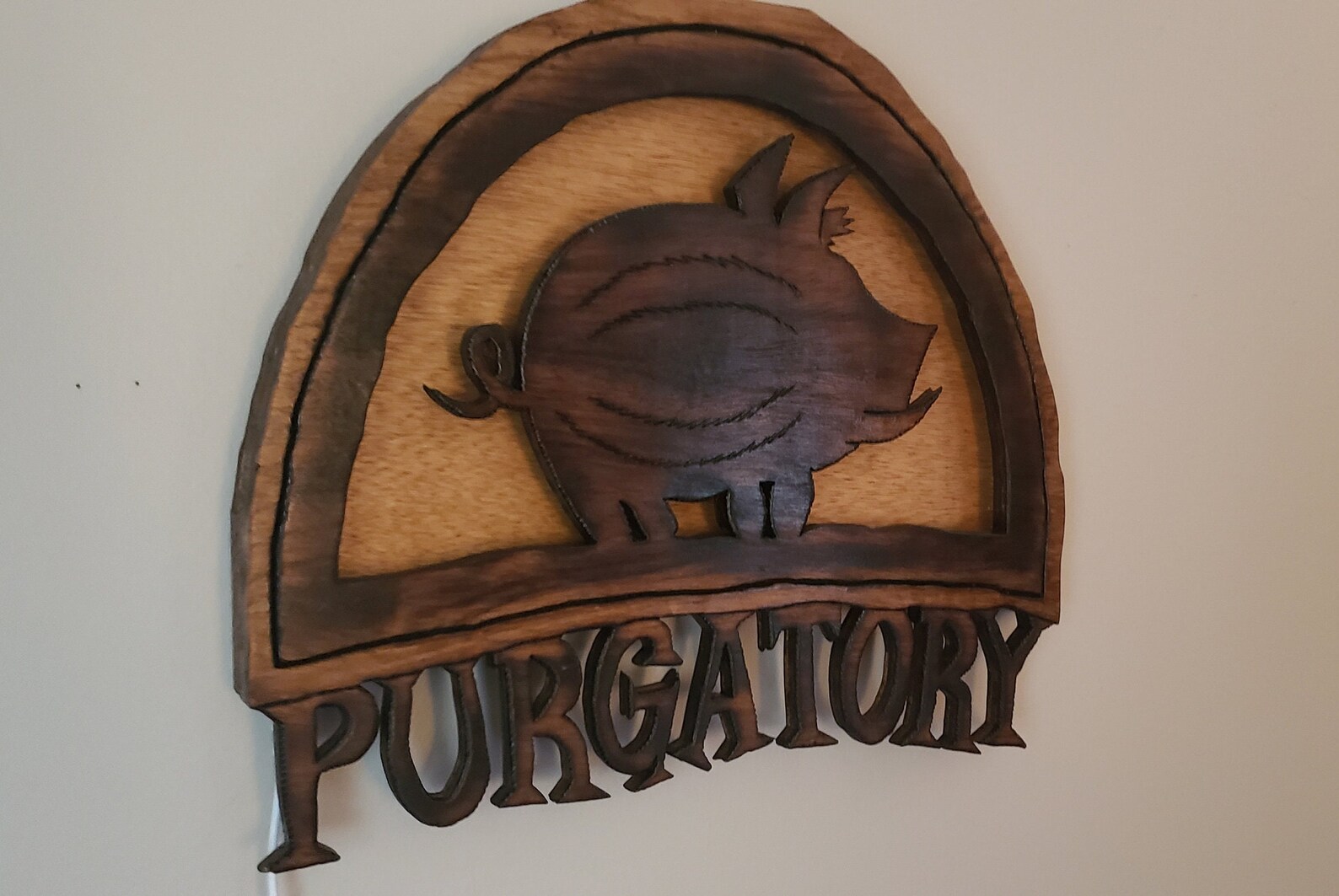 Seven Deadly Sins 7 Deadly Sins Wild Purgatory Pub Sign Light up Wood ...