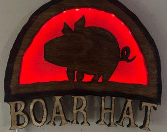 Boar Hat Tavern Menu Pub Menu 7DS Meliodas Hawk 7 Deadly Sins Fan Art ...