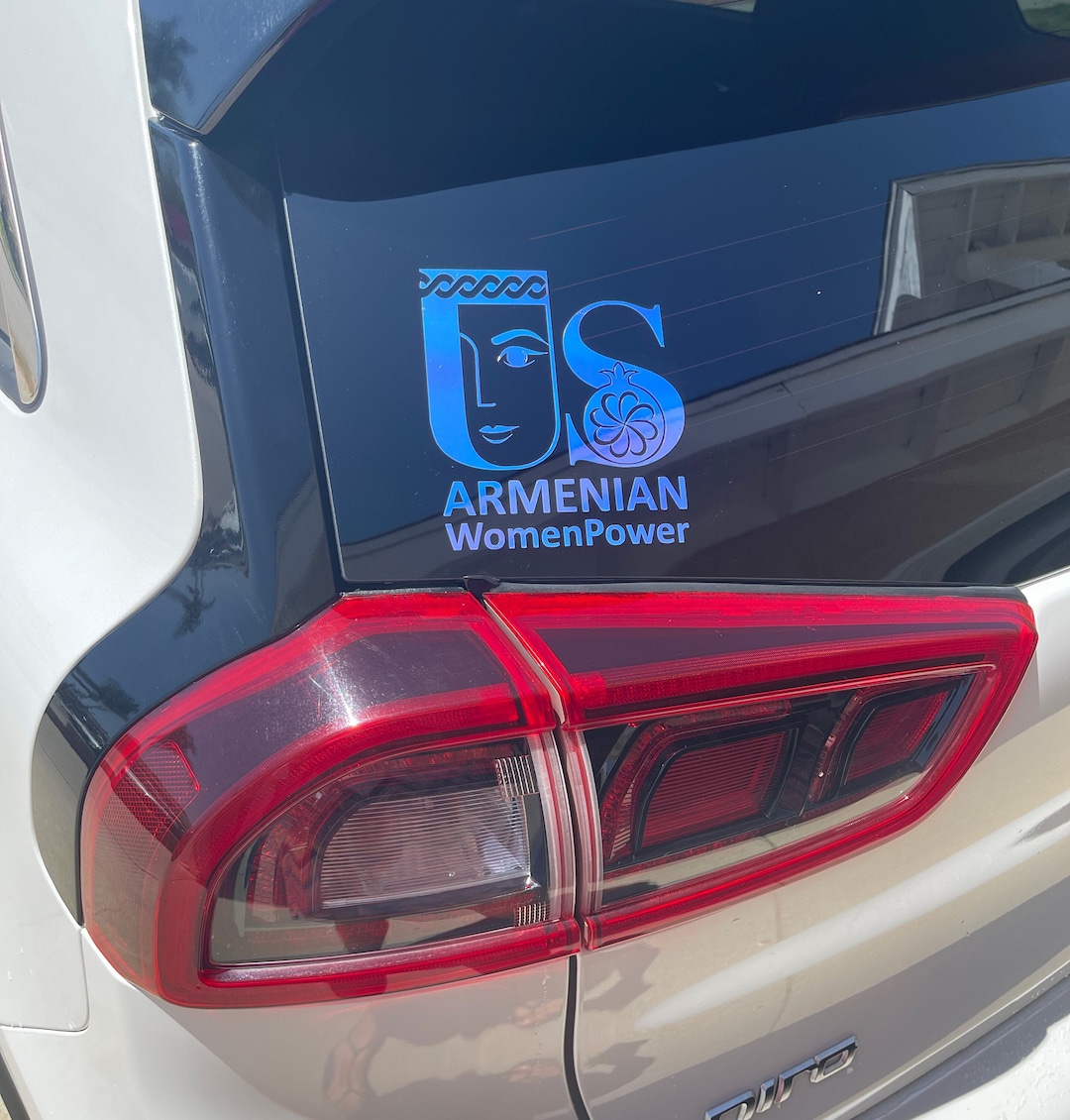 US Armenian Women Power Logo Car Decal, Car Sticker - Etsy