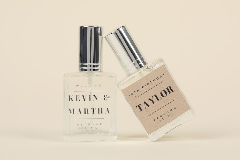 Personalized Perfume Bottle - Wedding & Bridesmaid Gift (15 ML) - Etsy