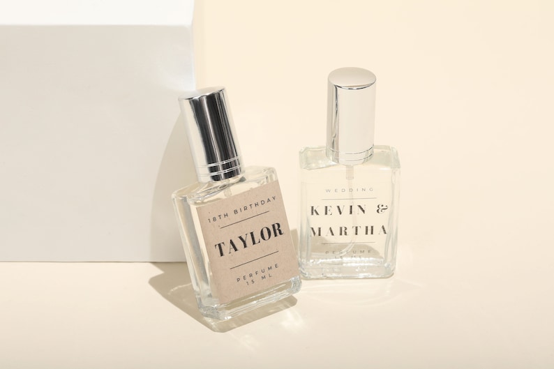 Personalized Perfume Bottle - Wedding & Bridesmaid Gift (15 ML) - Etsy
