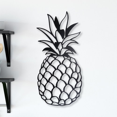 Pineapple Metal Wall Art Home Decor - Etsy