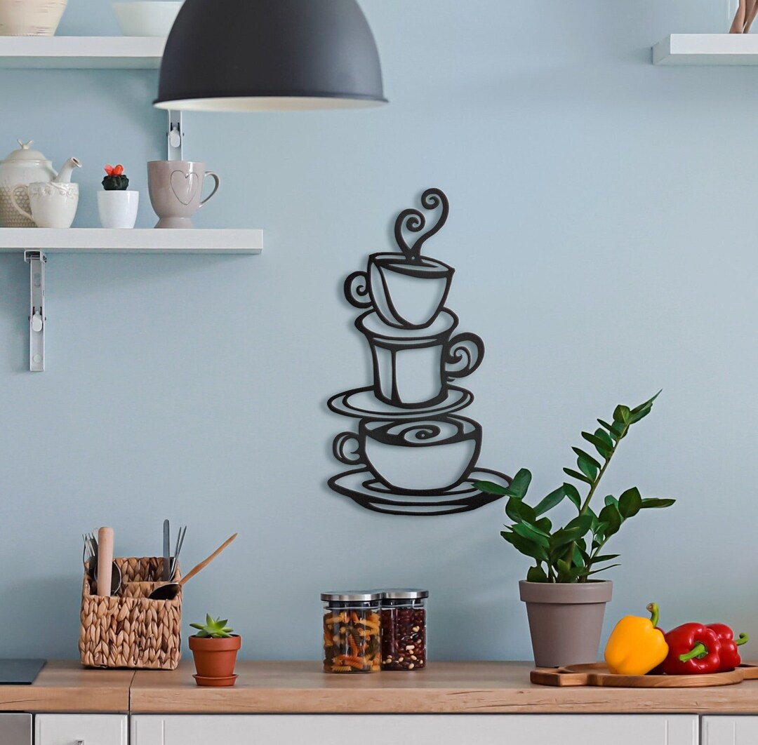 Vivegate Coffee Decorations for Kitchen, 15x9 Coffee Decor for Coffee ...