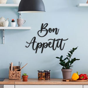 Vivegate Bon Appetit Metal Wall Decor 17x12 - Etsy