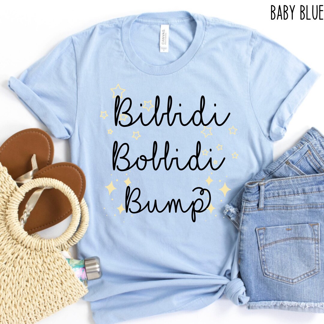 Bibbidi Bobbidi Bump Shirt, Disney Pregnancy Announcement Shirt,baby ...