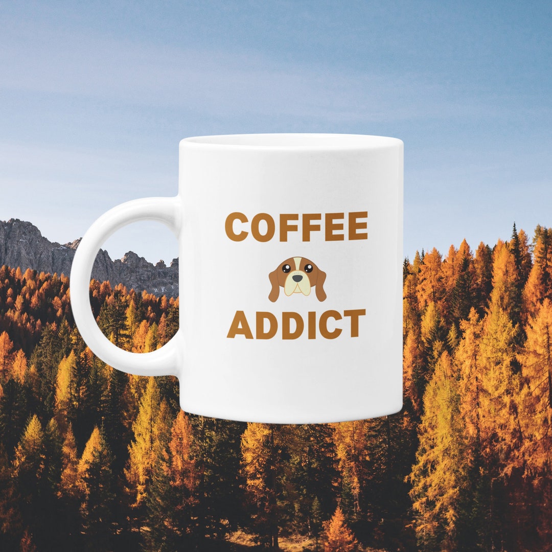 Coffee Animal Mug, Coffee Addict Mug, Caffeine Mug, Nerdy Gift, Funny ...