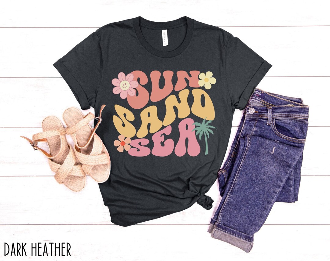 Sun Sand Sea Shirt, Beach Day Shirt, Beach Life Tank Top, Beach Shirt ...