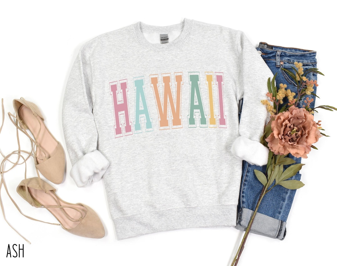 Hawaii Sweatshirt, State Sweatshirt, Hawaii Sweater, Hawaii Crewneck ...