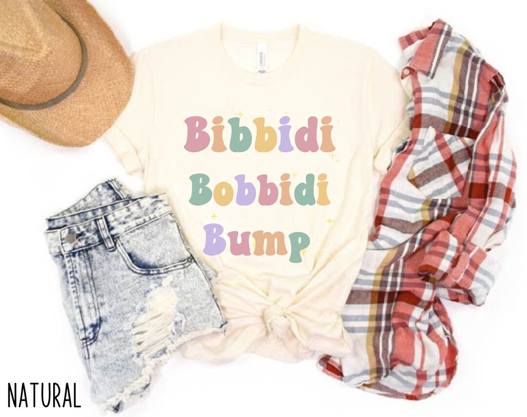 Bibbidi Bobbidi Bump Shirt, Disney Pregnancy Announcement Shirt,baby ...