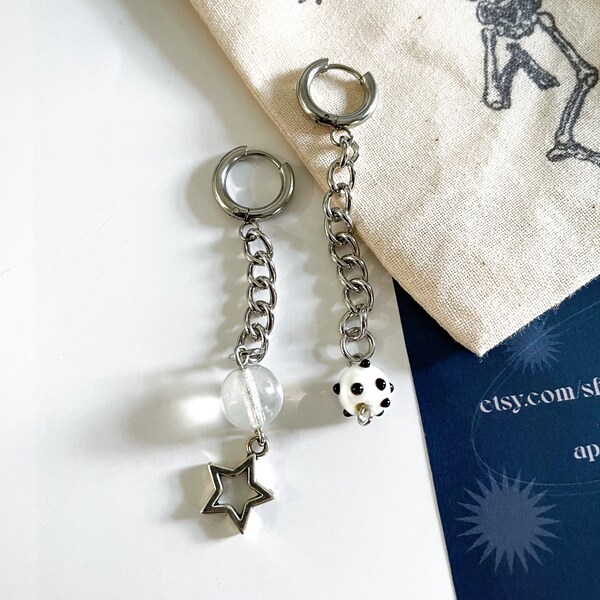 Grunge Earrings - Etsy