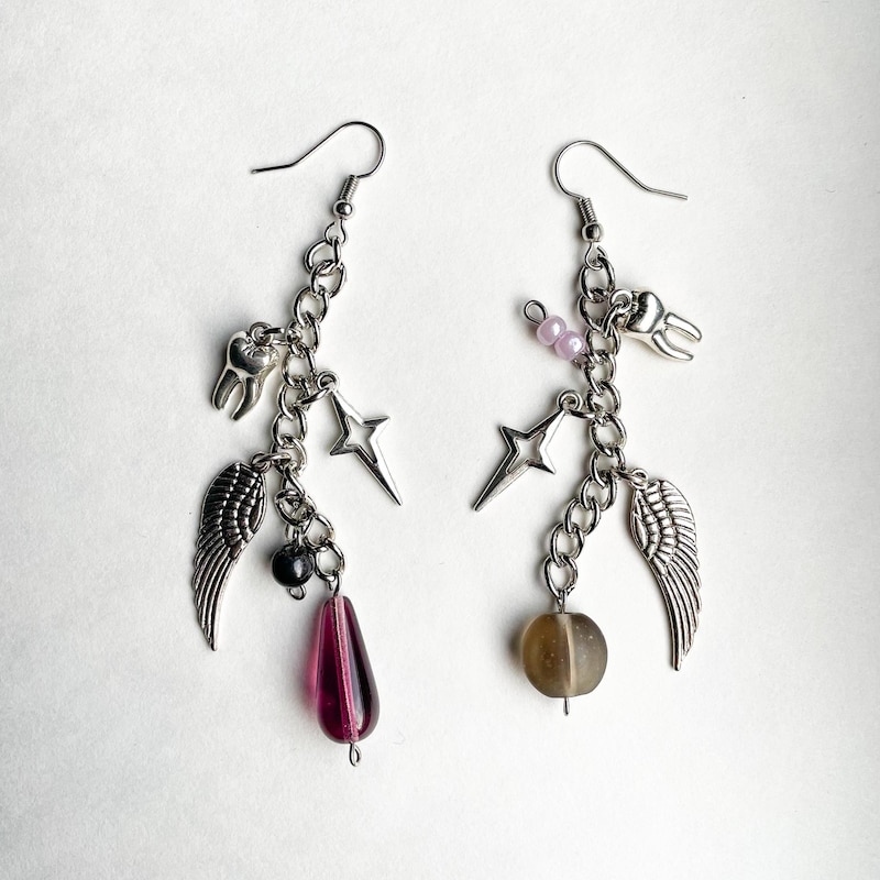 Grunge Earrings - Etsy