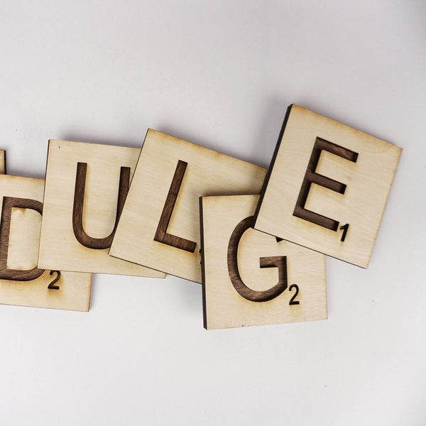 Scrabble Coaster - Etsy