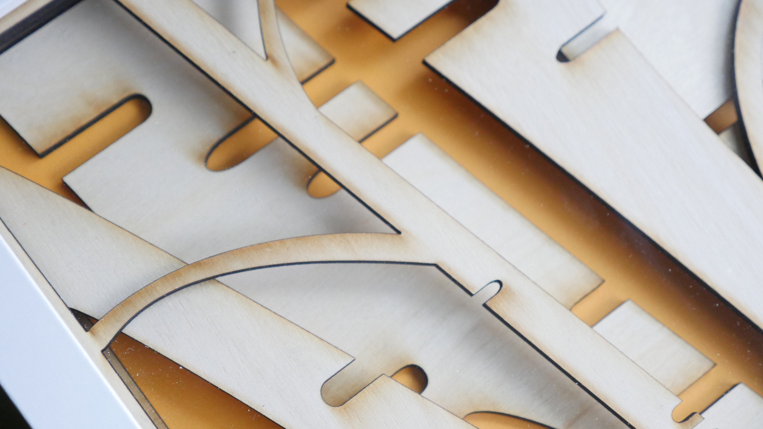 Birch Tree Forest Layered Wall Art | Etsy