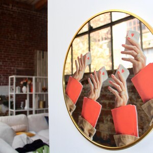 2 of Hearts Playing Card Mirror | Unique Eclectic Home Decor - Etsy