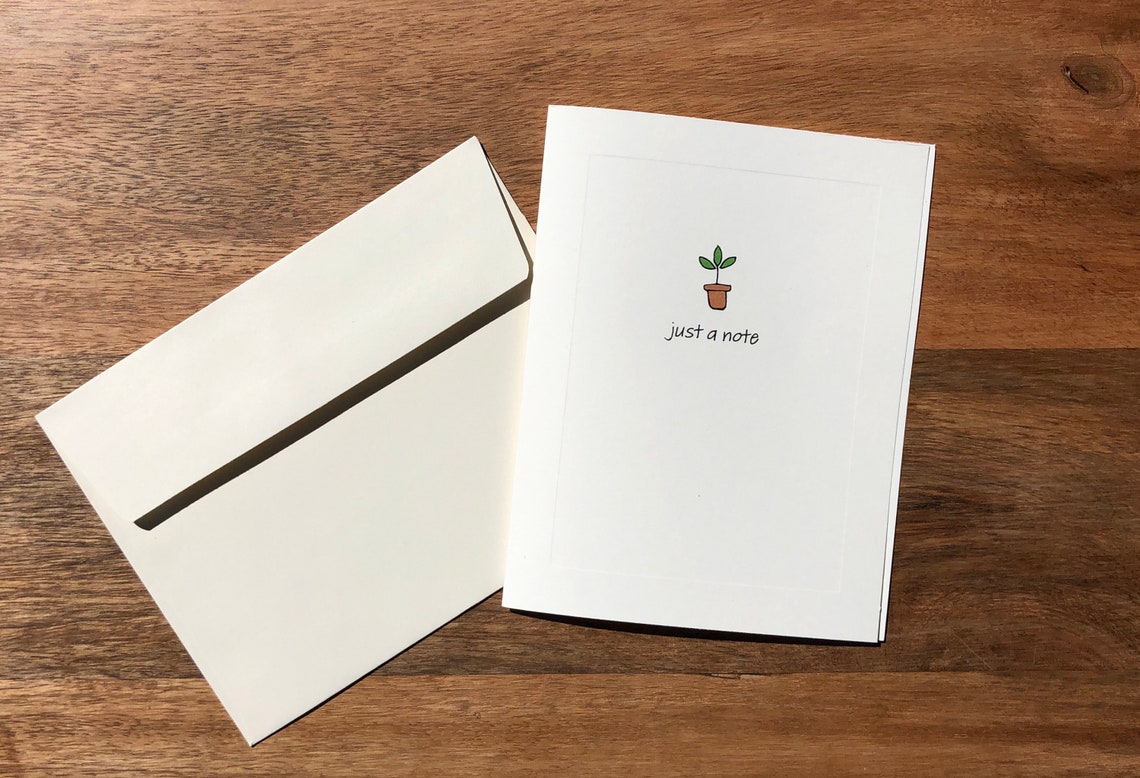 5 Just Because Cards | Blank Cards | Just Because Card Bundle | Simple ...