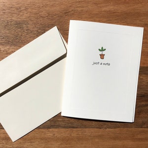 5 Just Because Cards | Blank Cards | Just Because Card Bundle | Simple ...