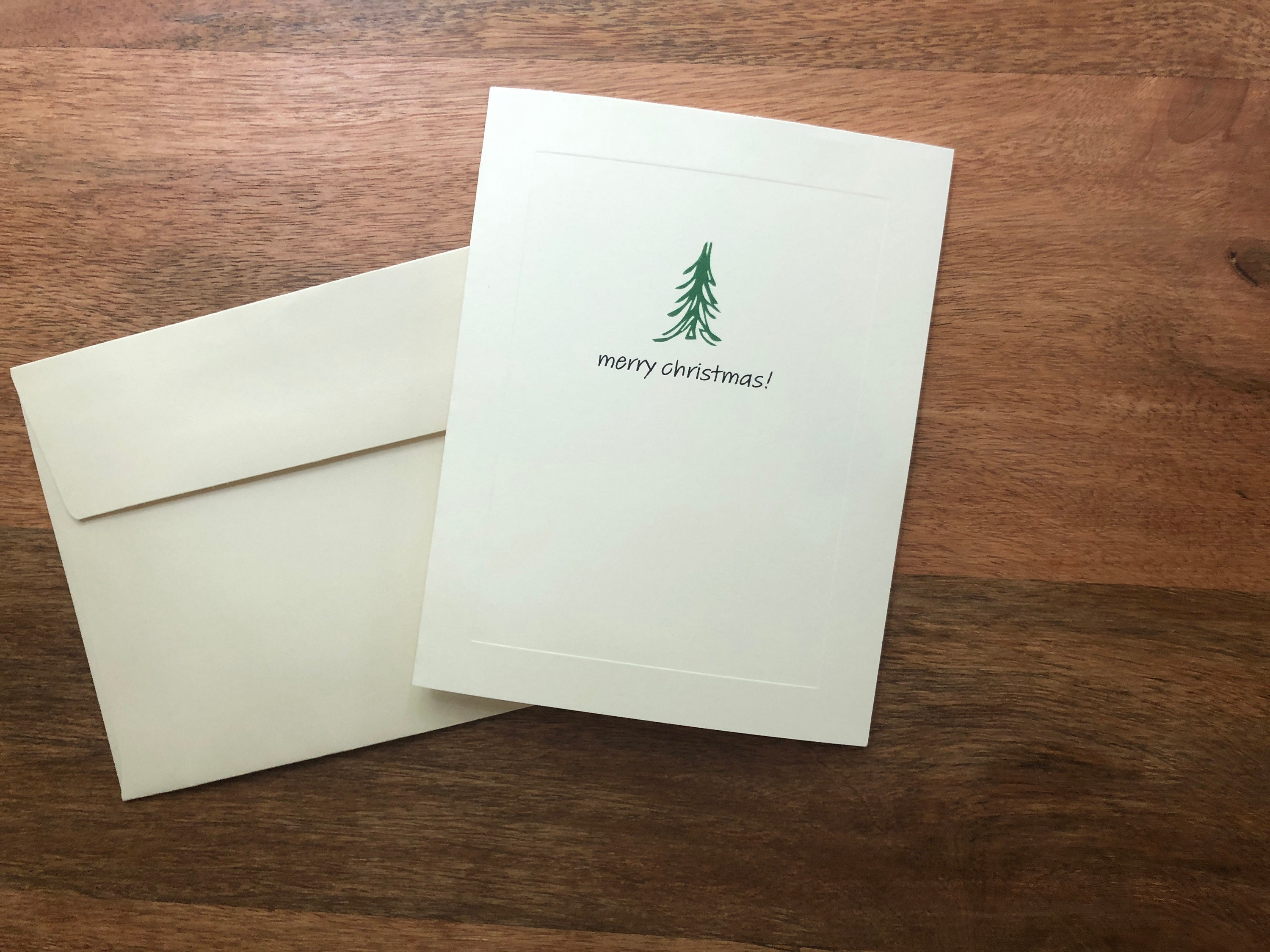 5 Christmas Cards Christmas Greeting Card Card Set Simple Christmas ...