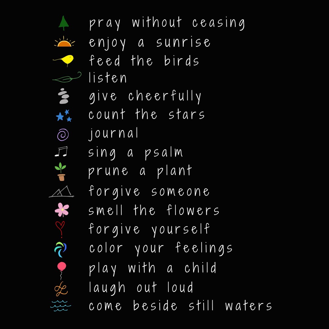 Simple Reminders Word Art Inspirational Reminders Thoughtful Gift