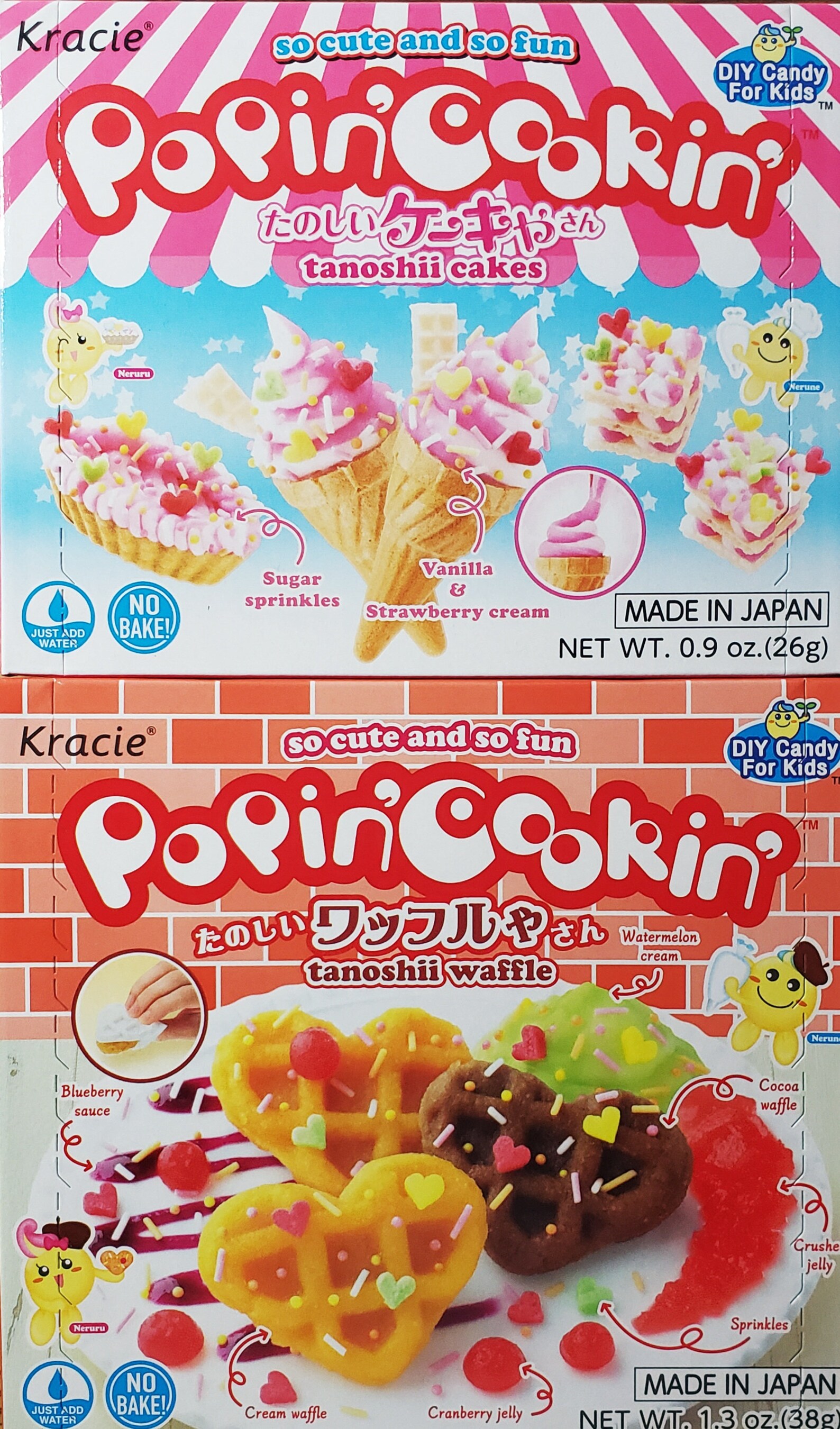 Kracie Popin Cookin Tanoshii Waffle & Tanoshii Cakes 2 Pack - Etsy