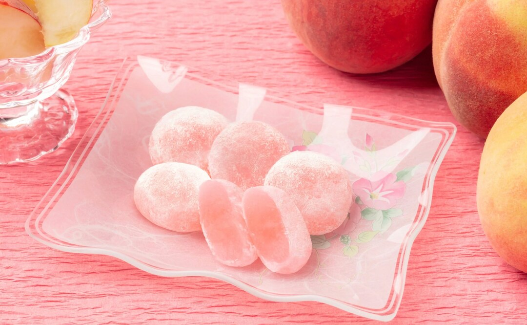 Seiki Japanese White Peach Flavoured Kibi Dango Mochi Rice Cakes 130g/4 ...