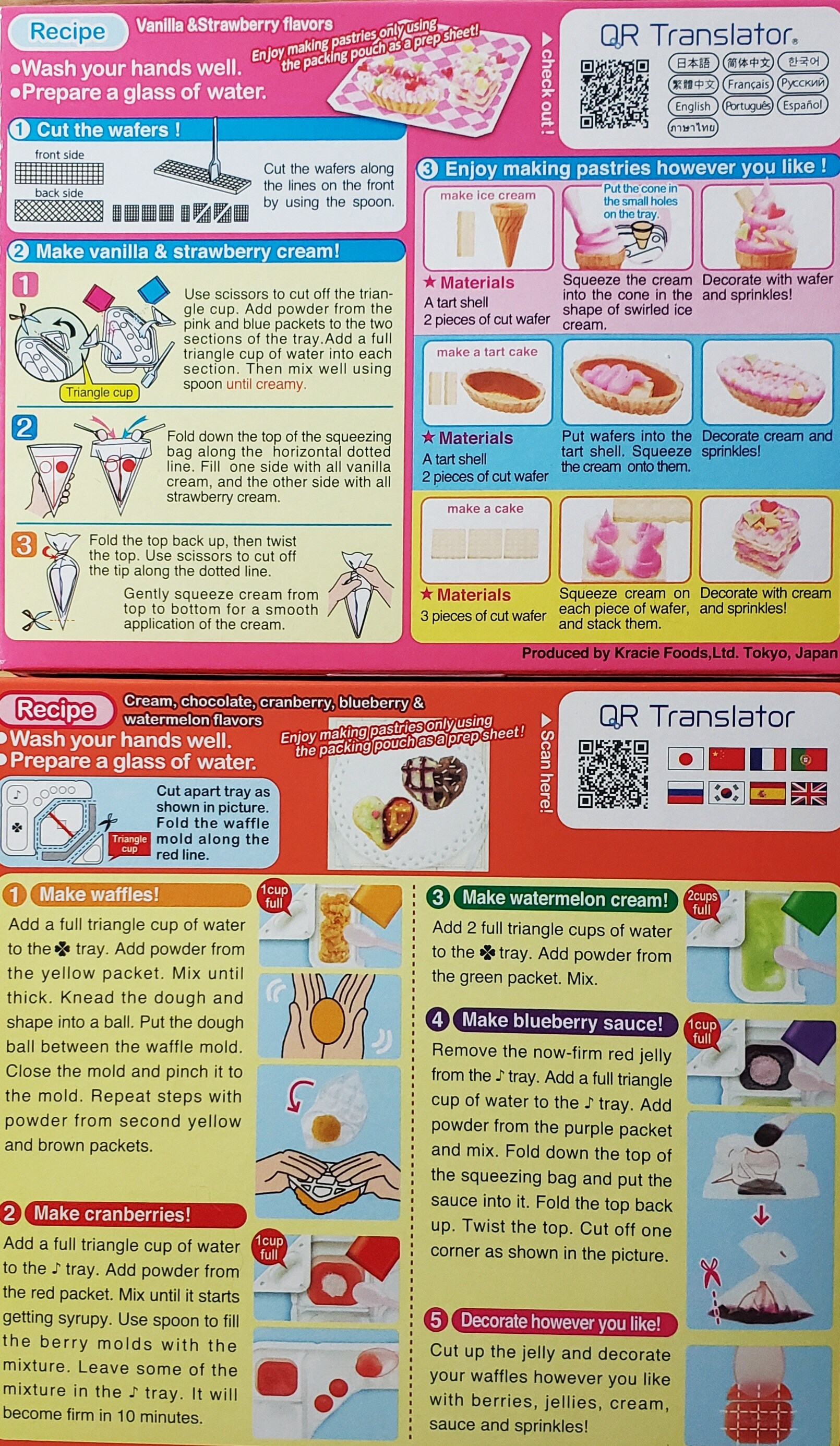 Kracie Popin Cookin Tanoshii Waffle & Tanoshii Cakes 2 Pack - Etsy
