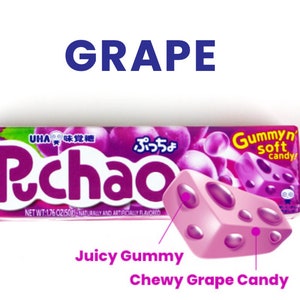 Uha Mikakuto Japan Puchao Chewy Candy 6 Pack Set 50g 10 Pc Ea ...