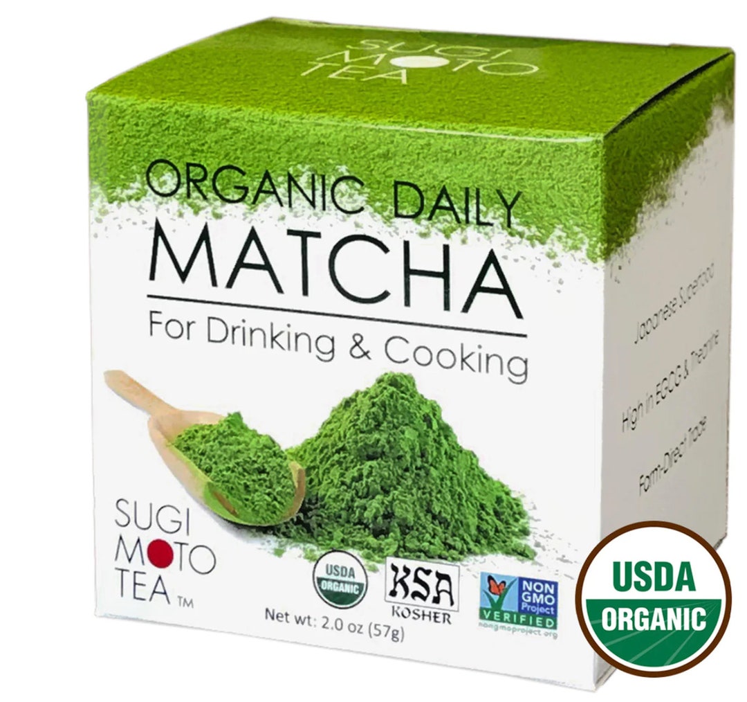 Sugimoto USDA Organic Authentic Japanese Daily Matcha, Kosher, Non-gmo ...