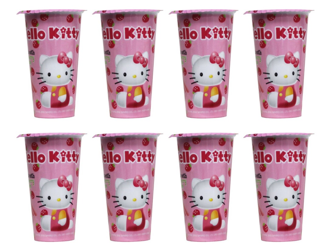 Hello Kitty Strawberry or Chocolate Dip Biscuits Set of 8. - Etsy UK