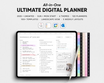 2025 Digital Student Planner, Goodnotes Planner, Daily Planner, Weekly ...