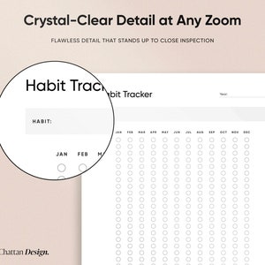 Yearly Habit Tracker PDF, Annual Goal Planner, Routine Log, A4/a5 ...
