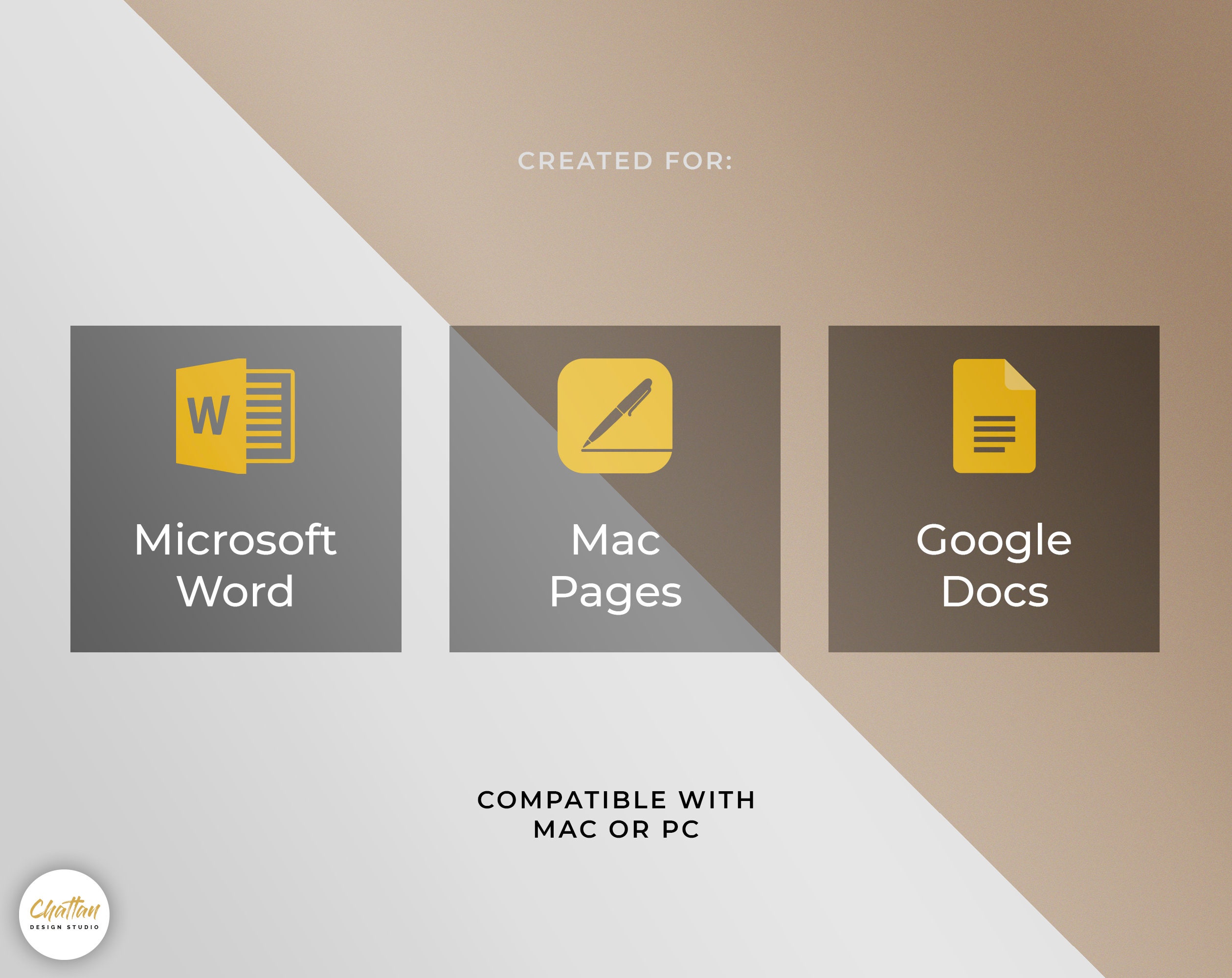 Professional & Clean Resume Template for Ms Word, Apple Pages and ...