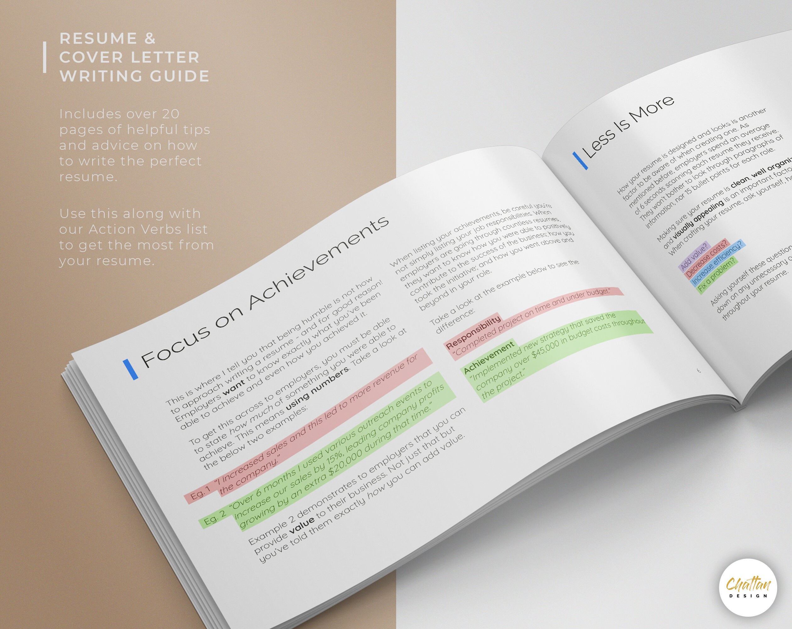 Resume & Cover Letter Template With Photo, Cv Template 1 and 2 Pages ...