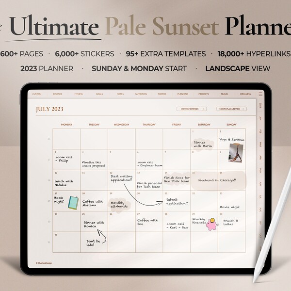 Modern Planner - Etsy