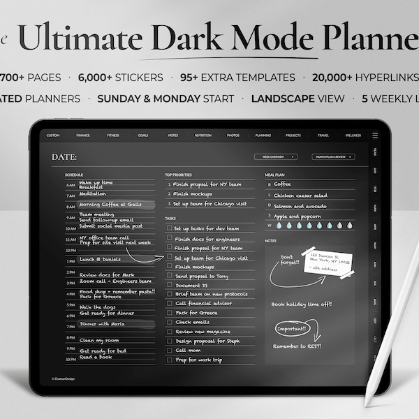 Goodnotes Planner - Etsy