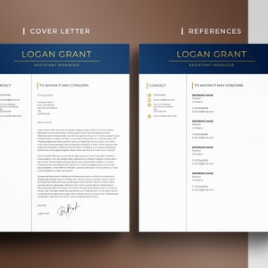 Professional & Modern Resume Template, Resume Templates for Ms Word ...