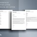 Clean ATS Resume Template for Word and Google Docs, Classic ATS Cv ...