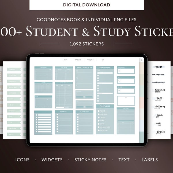 Goodnotes Stickers - Etsy