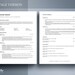 Clean ATS Resume Template for Word and Google Docs, Classic ATS Cv ...