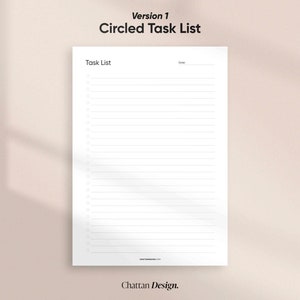 Minimalist to Do List Template, Simple Productivity Tasks Printable ...