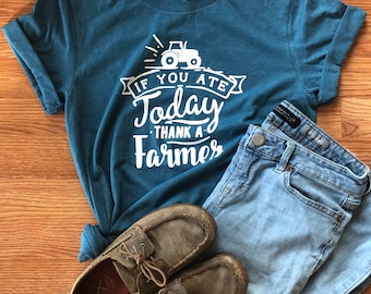 Thank a Farmer Shirt | Etsy