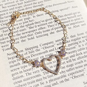 Gold Plated Princess Heart Bracelet/comes Beautifully Gift Wrapped ...