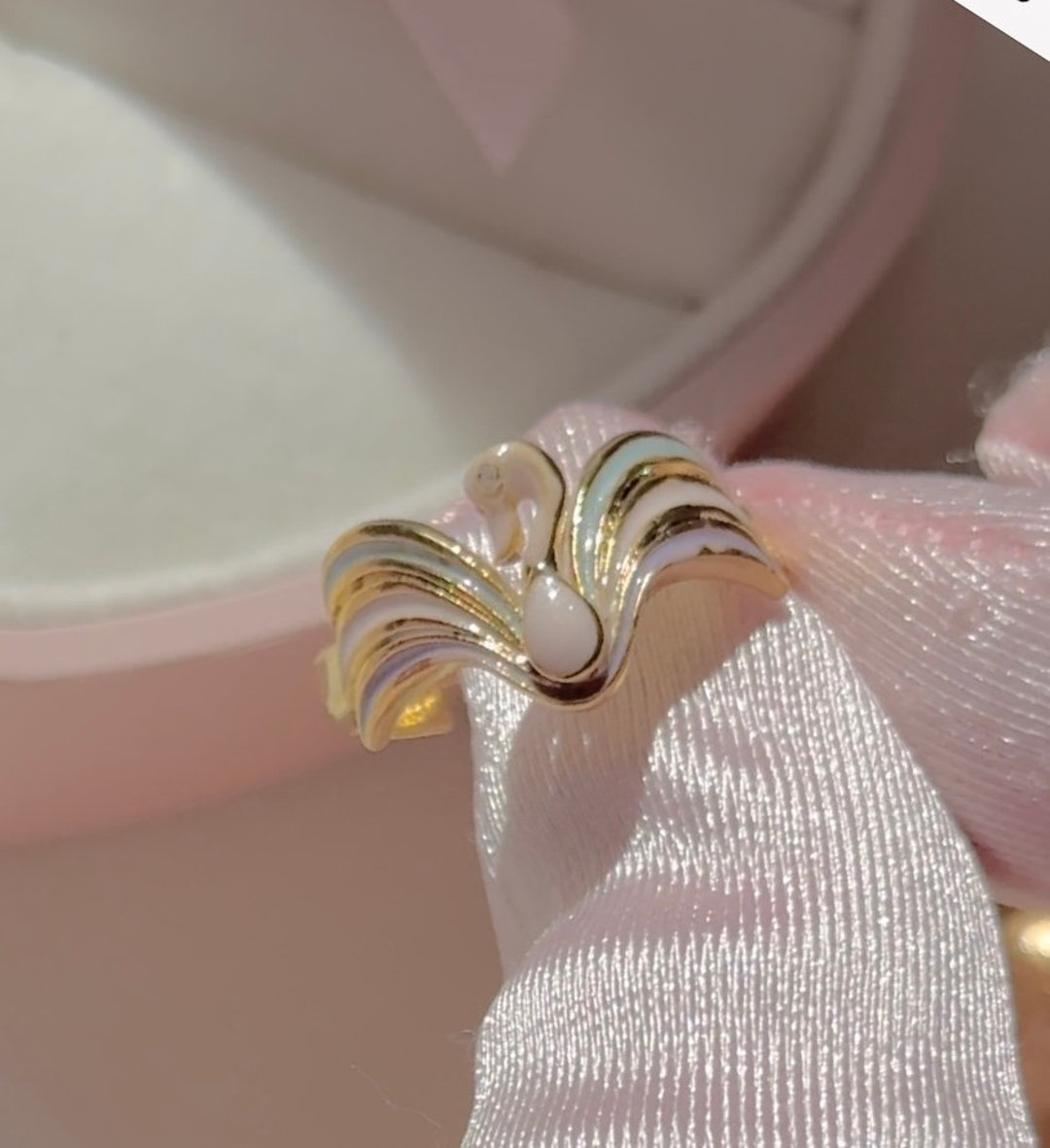Swan Ring~princess Ring~crown Ring ~magical~adjustable and Fits All ...