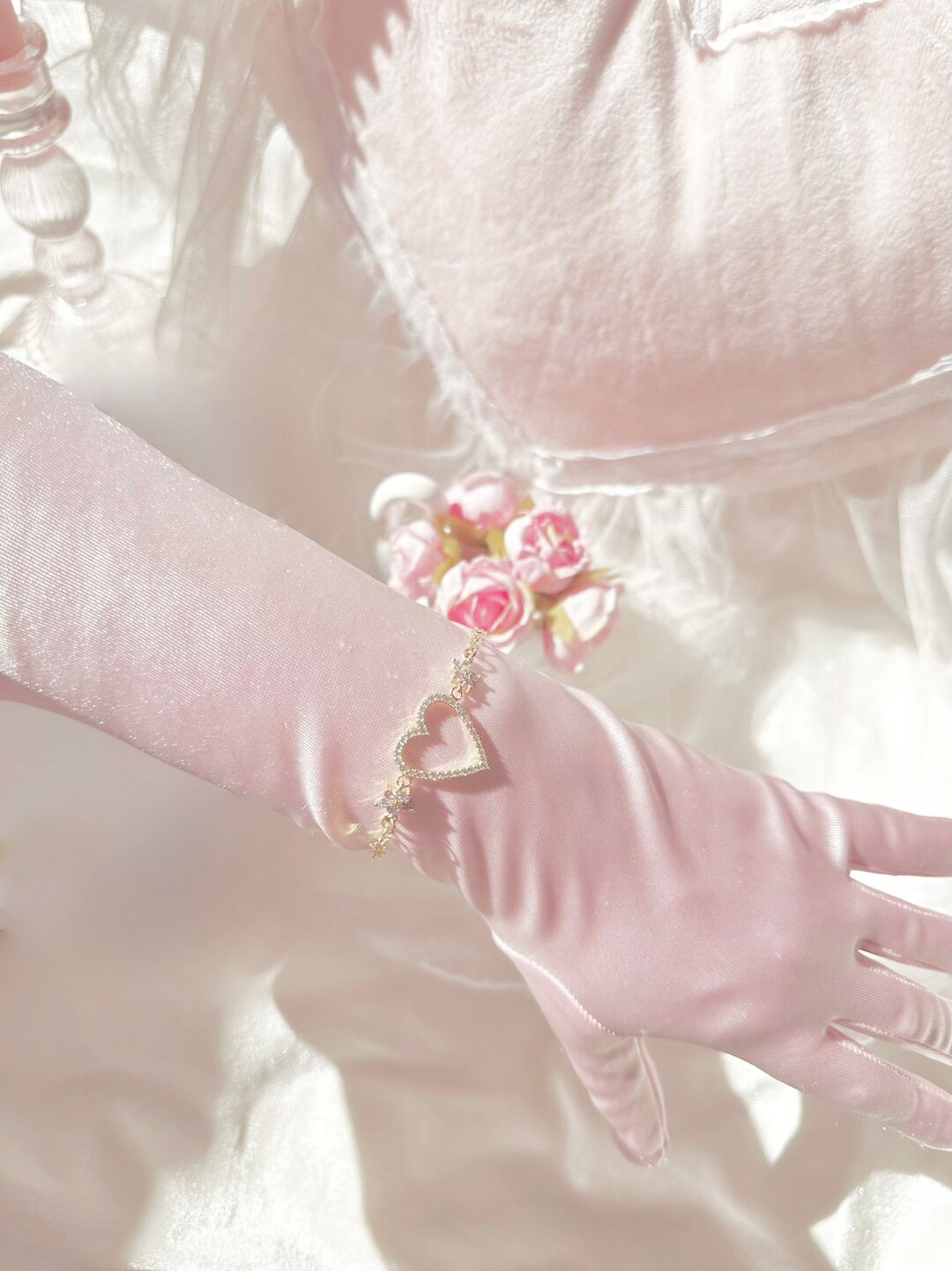 Gold Plated Princess Heart Bracelet/comes Beautifully Gift Wrapped ...