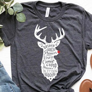 Santa's Red Nose Reindeers |dasher Prancer Vixen Comet Cupid Donne ...
